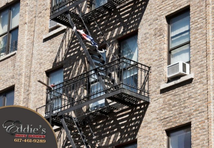 Fire Escapes - Steel Design Fabrications - Eddies Iron Work